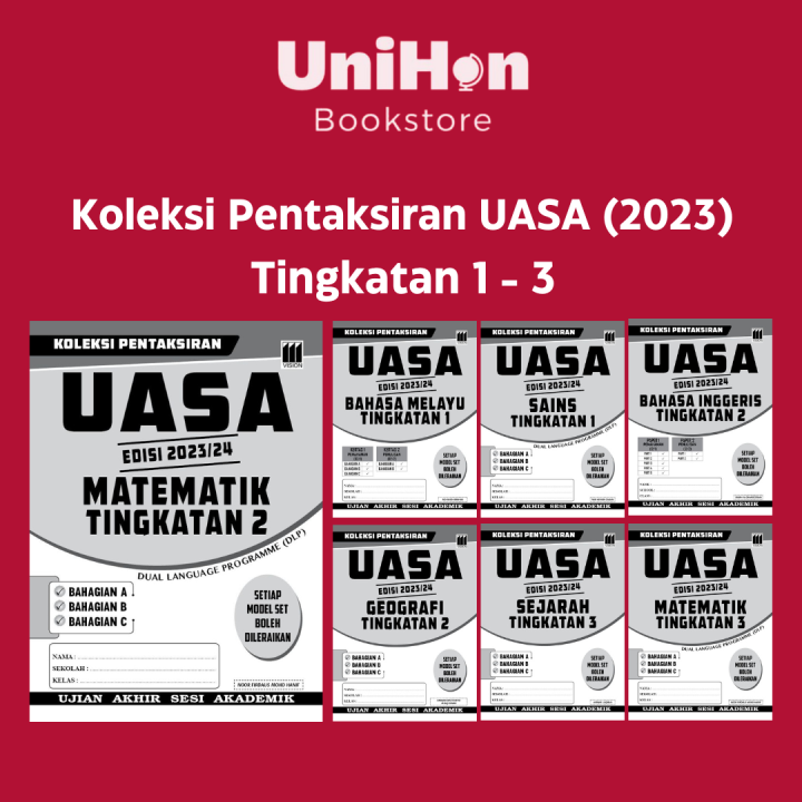 [unihon] Vision Koleksi Pentaksiran Uasa Kssm 【tingkatan 1 3】edisi