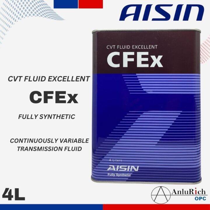 AISIN CFEx Fully Synthetic CVT Fluid Excellent 4 Liters Part No: CVTF004S | Lazada PH