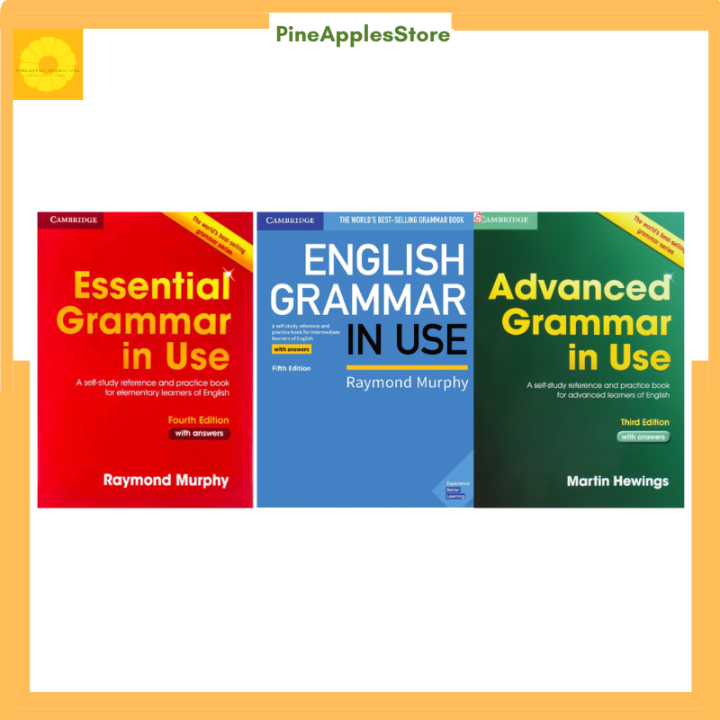 Sách English Grammar in Use (Essential,Intermidate,Advanced) | Lazada.vn
