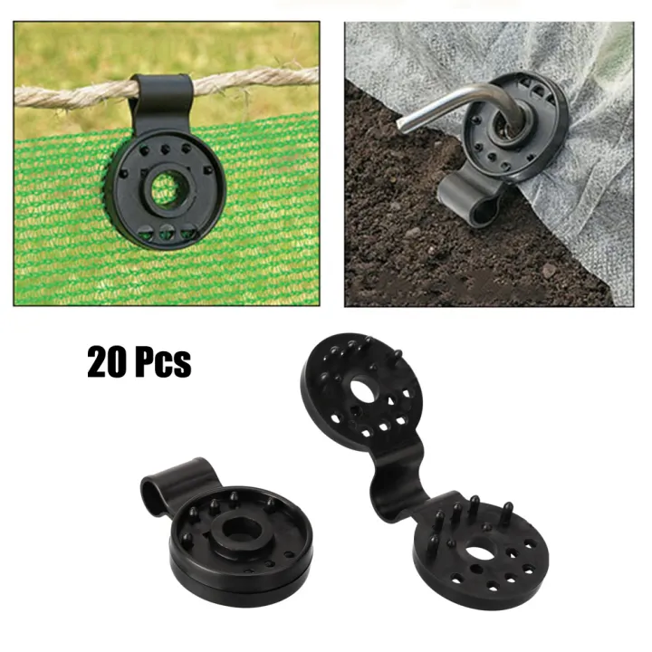 TERMATH 20 Pcs Parasol Net Clips Plastic Shading Net Clips Farming Net ...