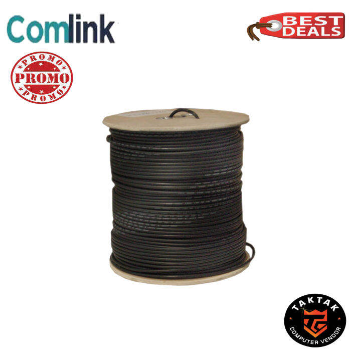 COMLINK RG6-CCS RG6 COAXIAL | POWER SIAMESE BULK CABLE | Lazada PH