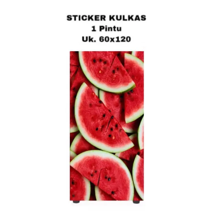 Sticker Kulkas 1 Pintu Motif Buah Semangka - ZS | Lazada Indonesia