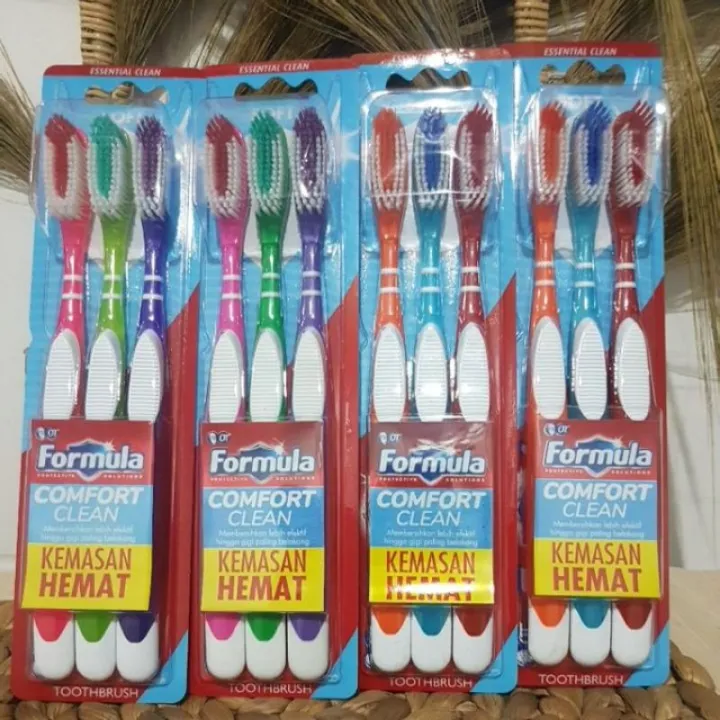 Formula Comfort Clean Toothbrush Save Contents 3 pcs | Lazada PH