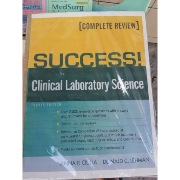 SUCCESS CLINICAL LABORATORY SCIENCE CIULLA | Lazada PH