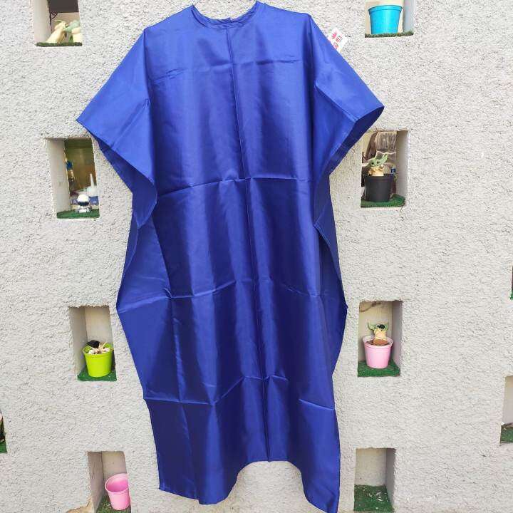 KIP GUNTING RAMBUT CUKUR BIRU TUA BAJU POTONG RAMBUT CAPE KAIN SALON ...
