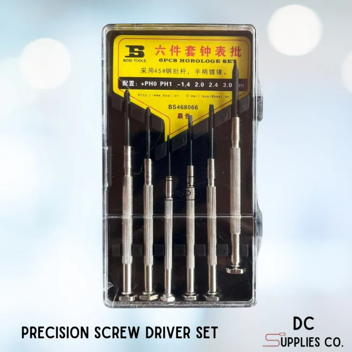 Precision Screw Driver Set 6pcs | Lazada PH