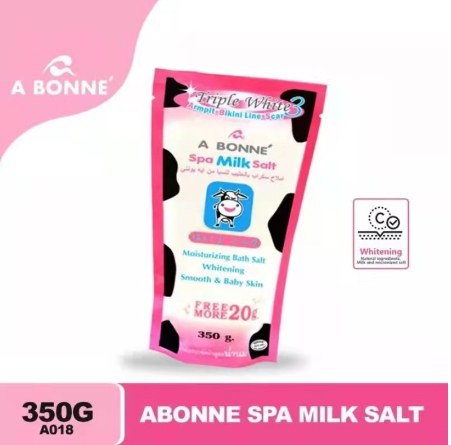 Spa Milk Salt Body scrub Abonne Refill Salt Scrub lightening and ...