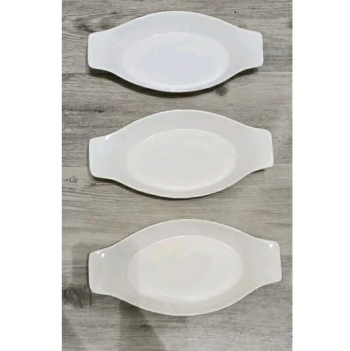3PC MELAWARES OVAL PLATE 100%MELAMINE {PLEASE READ DESCRIPTION] | Lazada PH