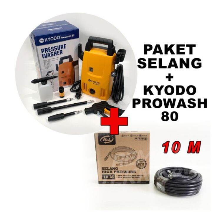 MESIN ALAT STEAM CUCI MOBIL MOTOR AC / JET CLEANER / KYODO PROWASH 80 ...