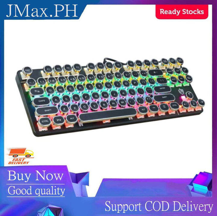 Original JK500 Punk LED Backlight USB Wired Mechanical 87 Key Metal ...