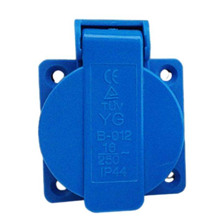 220V Socket Copper European Plug For 1-10kw Generator Long Service Life ...