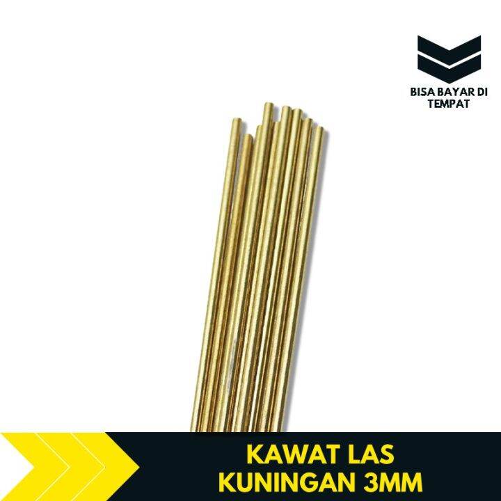 Kawat Las Kuningan 3mm Germany Batangan 1 Meter TBA573 | Lazada Indonesia