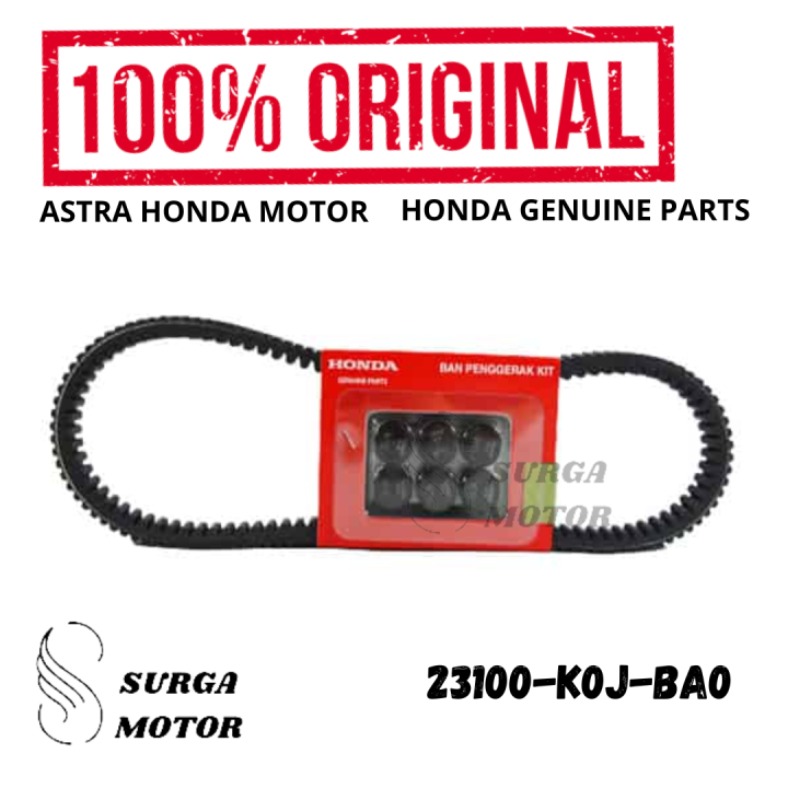 Van Belt Drive Kit Plus Roller Beat Genio V-Belt Karet Penggerak Ban ...