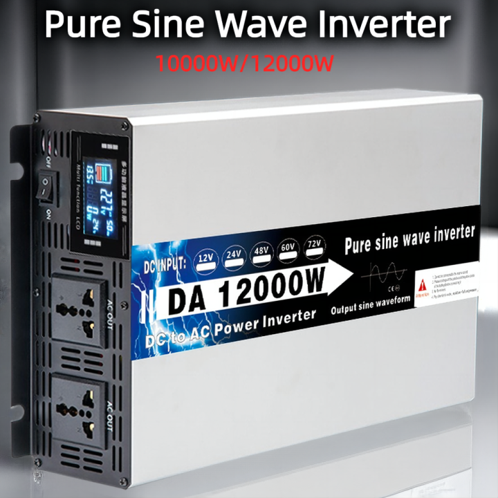 Solar Inverter 10000W 12000W Pure Power Sine Wave Inverters Inverter ...