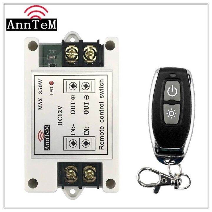 Wireless Remote Control Switch 433mhz rf Transmitter Receiver 12v ...
