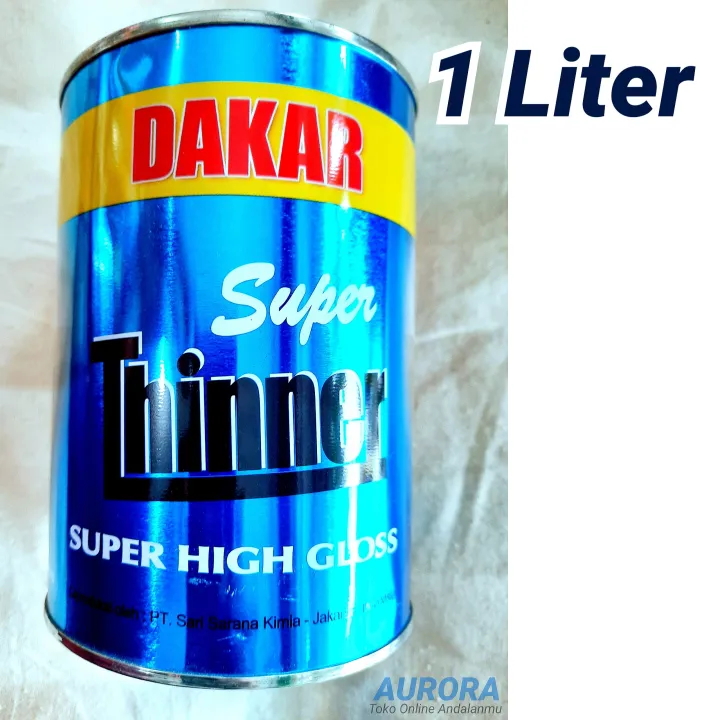 Tiner Super DAKAR High Gloss Thinner A Spesial Special Bagus Cocok ...