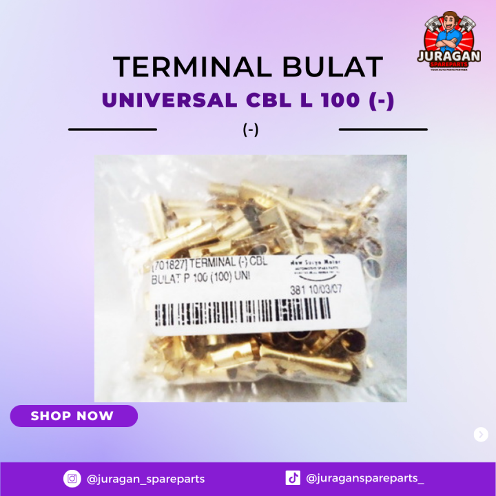 SKUN KABEL / SKUN TERMINAL UNVERSAL CBL BULAT P 100 (-) / UNIVERSAL ...