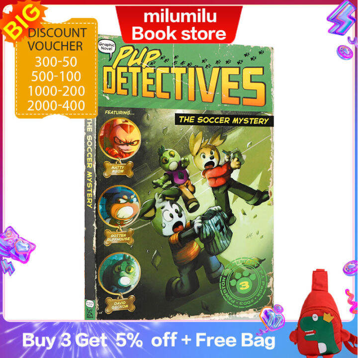 milumilu English Original Pup Detectives #3 The Soccer Mystery Puppy ...