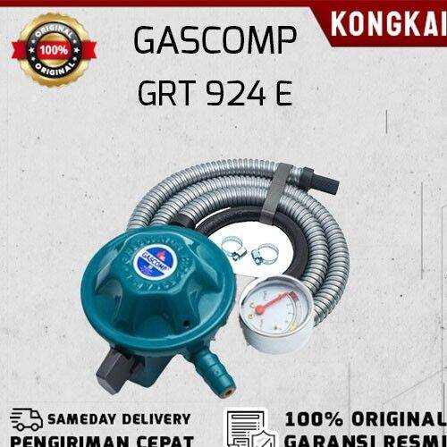 Regulator dan Selang Kompor Gas 1,8 meter Gascomp GRT 924E | Lazada Indonesia
