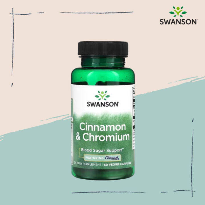 Swanson Ph | Swanson, Cinnamon & Chromium, 60 Veggie Capsules. | Lazada PH