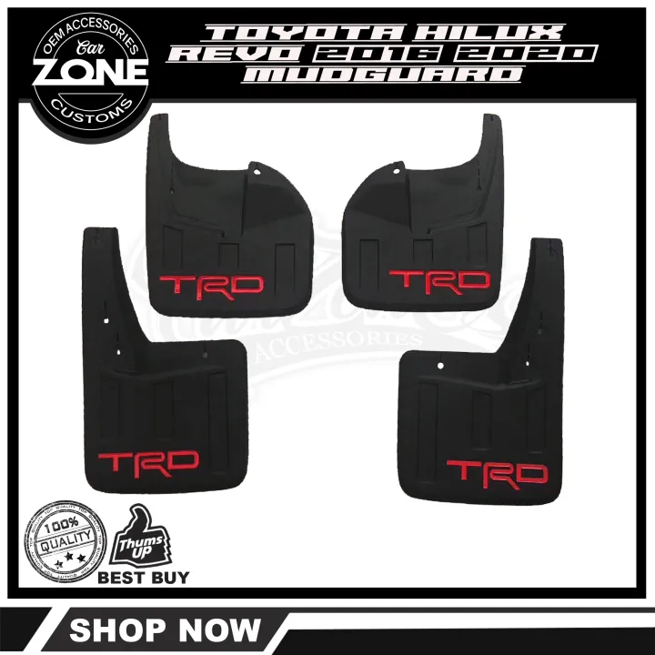 Toyota Hilux Revo 2016-2017 TRD Mud Flap / Mud Guard | Lazada PH
