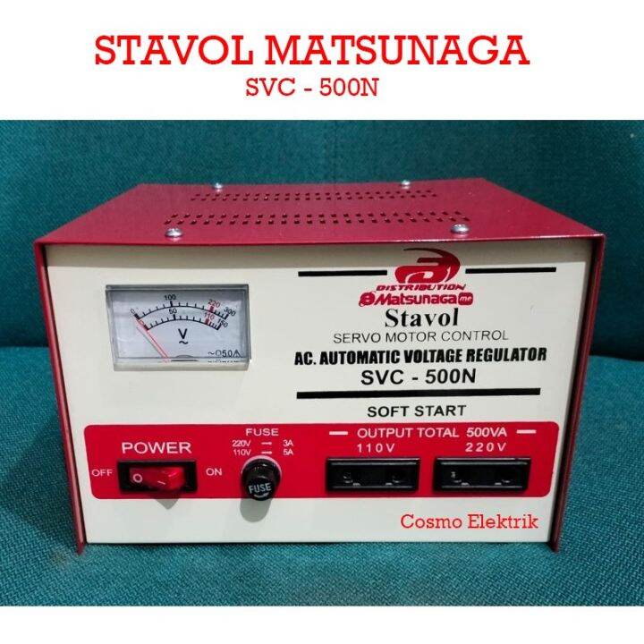 Stavolt SVC 500W MATSUNAGA / Stabilizer SVC 500 N | Lazada Indonesia