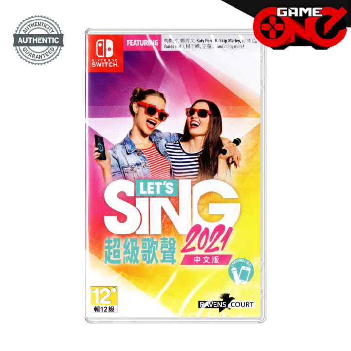 Nintendo Switch Let's Sing 2021 with Two Microphones [CHINESE VERSION] | Lazada PH
