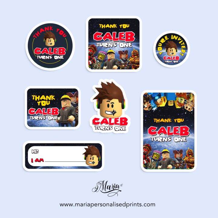 Roblox Personalized Sticker Labels | Lazada PH