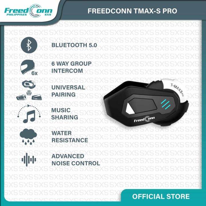 The new 2022 FreedConn PH TMAXS PRO Motorcycle Helmet Intercom 6 Riders ...