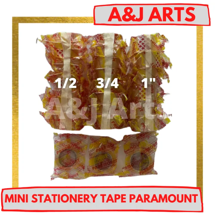 Paramount Small Stationary Tape 1/2, 3/4, 1” Paramount Stationary Tape ...
