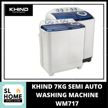 KHIND 7KG WM717 SEMI AUTO WASHING MACHINE | Lazada