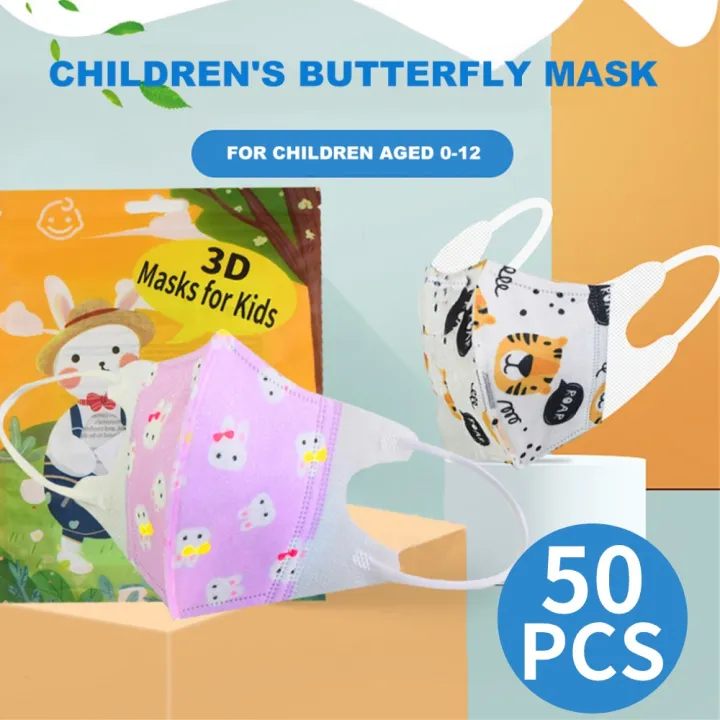 Hourser mask face kids Cartoon Animals Printing Pattern baby mask 0 to ...