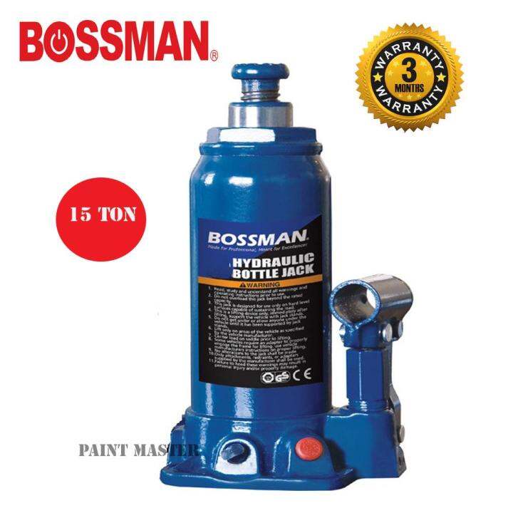 Bossman 15 Ton Premium Hydraulic Bottle Jack | Lazada