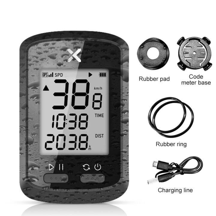 XOSS Bike Computer G+Plus Wireless GPS Speedometer Waterproof Road Bike ...