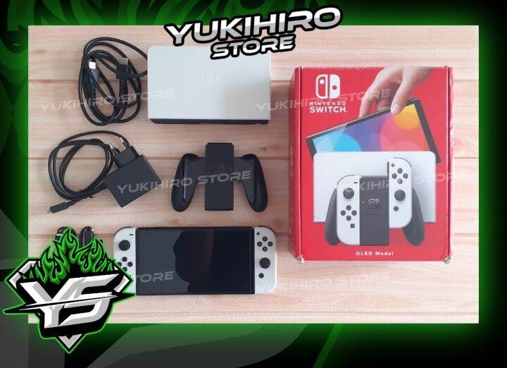 Nintendo Switch Oled White Console Lazada Indonesia