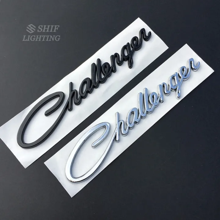 ZR 1 x Metal Challenger Letter Car Auto Rear Side Fender Emblem Sticker ...