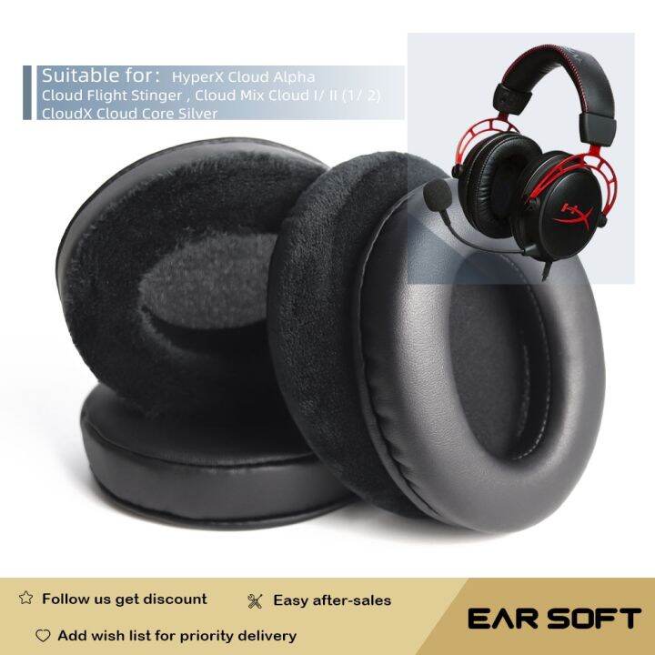 Earsoft Replacement Ear Pads for HyperX Cloud Alpha Flight Stinger Mix ...
