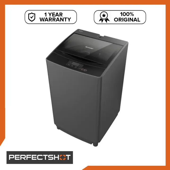 Sharp ES-JN06A9(GY) 6.0 Kg. Fully Automatic Top Load Washing Machine ...