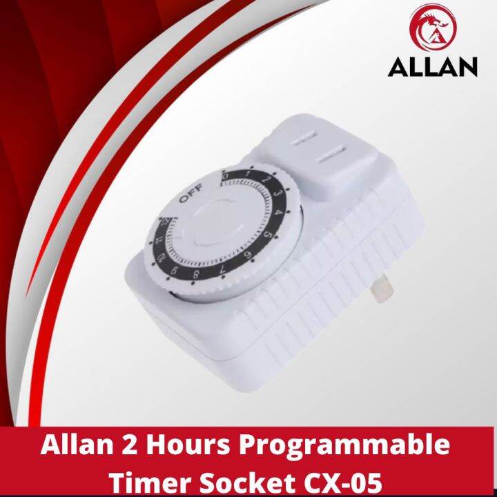 ♂Allan 12 Hours Programmable Timer Socket CX-05 12 Hours Programmable ...