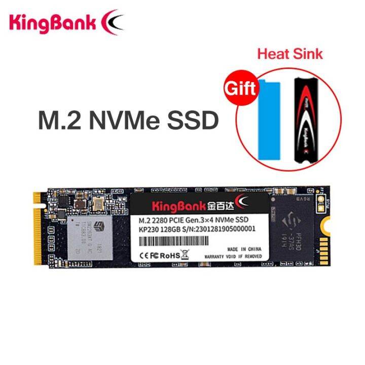Kingbank KP230 Gen3x4 M. 2280 NVME SSD 120GB 128GB 240GB 256GB 512GB ...