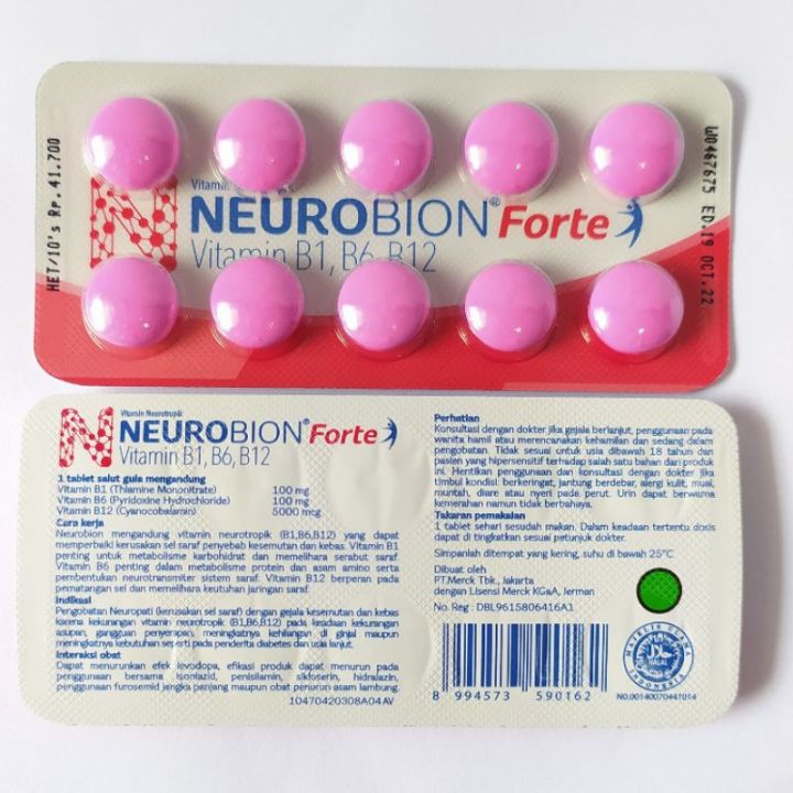 Neurobion forte isi 10 tablet | Lazada Indonesia
