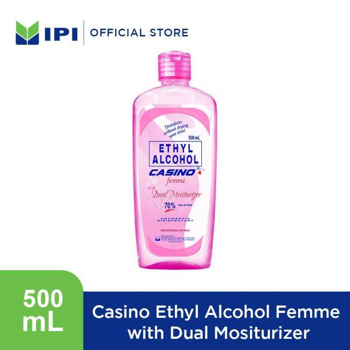 ♤Casino Ethyl Alcohol Femme with Dual Mositurizer 500ml♡ | Lazada PH