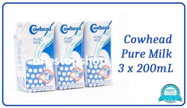 Cowhead Pure Milk 3 x 200mL | Lazada PH