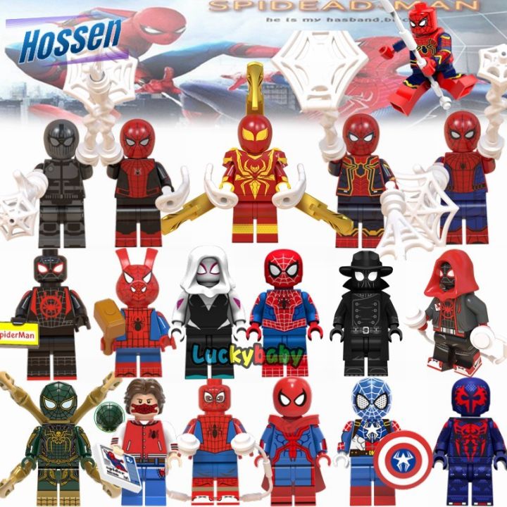 Spiderman Minifigures Set Lego Marvel Super Heroes Spider Man Far From ...