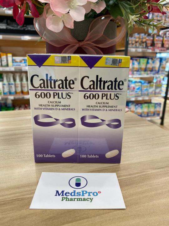 CALTRATE 600 PLUS Calcium Health Supplements with Vitamin D & Minerals ...
