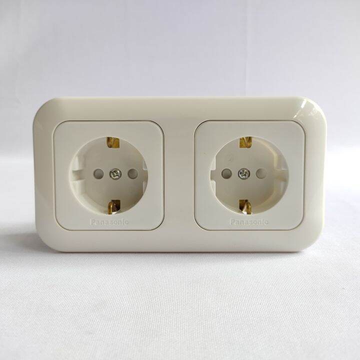 Panasonic Stop Kontak Double / Stop Kontak Ganda | Lazada Indonesia