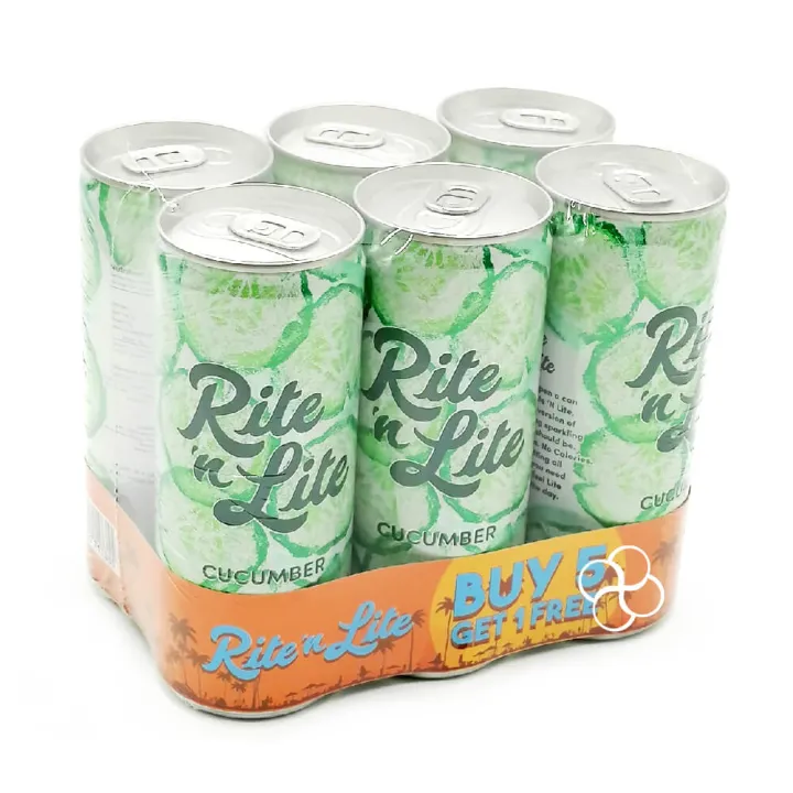 Rite 'N Lite Cucumber Soda 6 x 250mL | Lazada PH