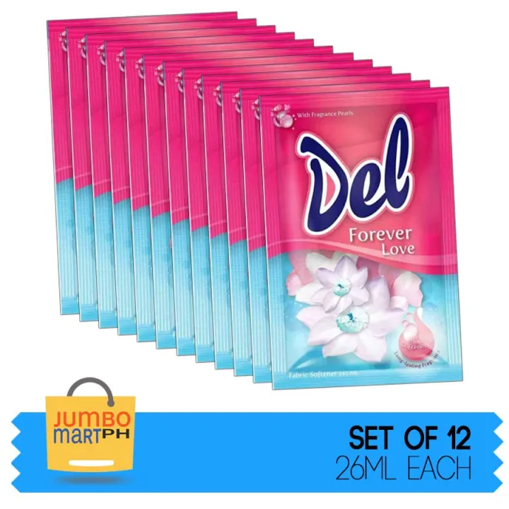 DEL FOREVER LOVE FABRIC CONDITIONER 26ML / SET OF 12 | Lazada PH