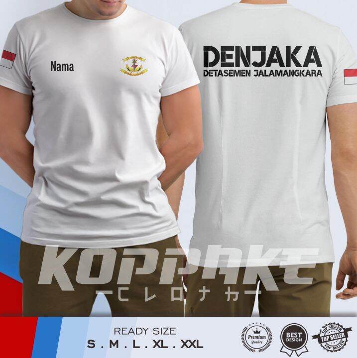 Kaos DENJAKA Detasemen Jalamangkara Gratis Nama Baju Pemerintahan ...