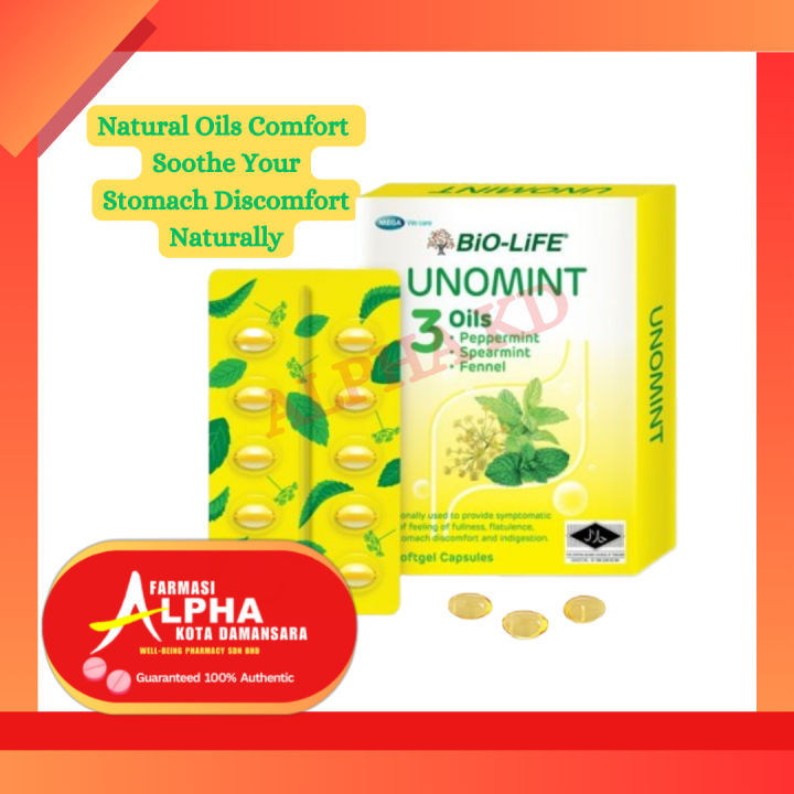 Bio-Life Unomint 10`Softgel Capsules | Lazada